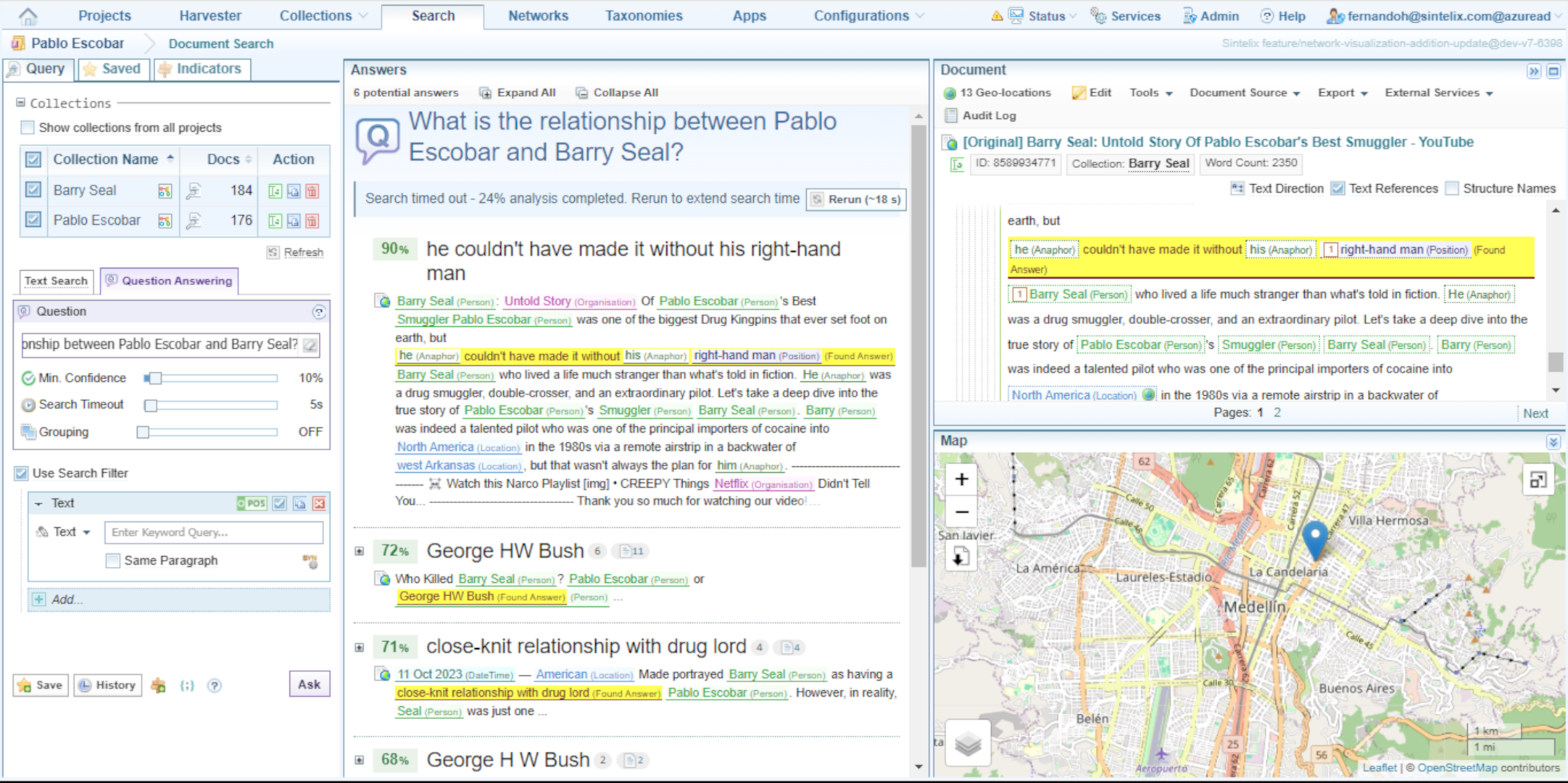 Intelligence Analysis Software: NER, Link Charts | Sintelix
